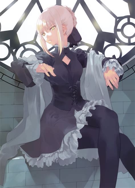 Artoria Pendragon And Saber Alter Fate And 1 More Drawn By Okazaki