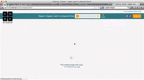 Code Org Course 1 Stage 3 YouTube