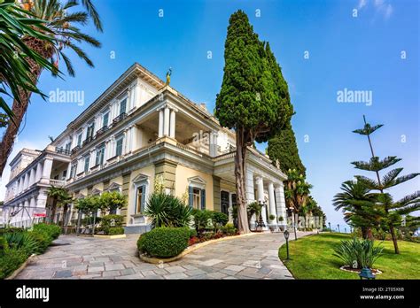 Achilleion Palast Auf Der Insel Korfu Griechenland Erbaut Von