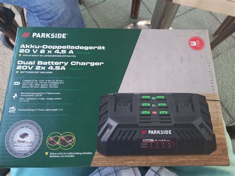 Двойно зарядно Parkside 20v 2x4 5a Pdslg 20 B1 гр Димитровград • Olx Bg
