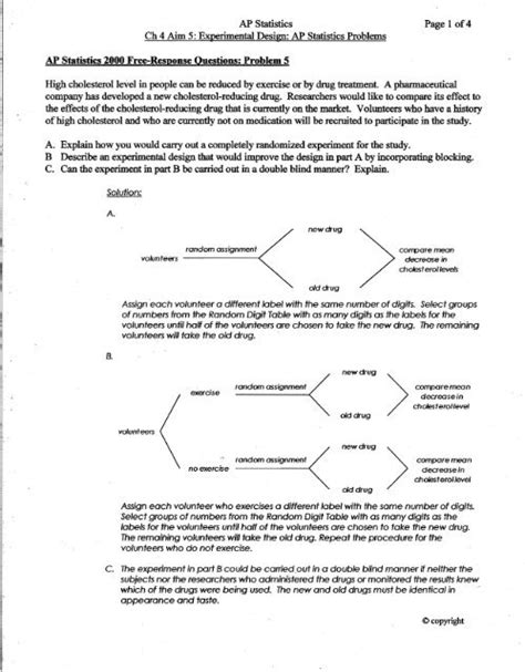 Ap Statistics Problems