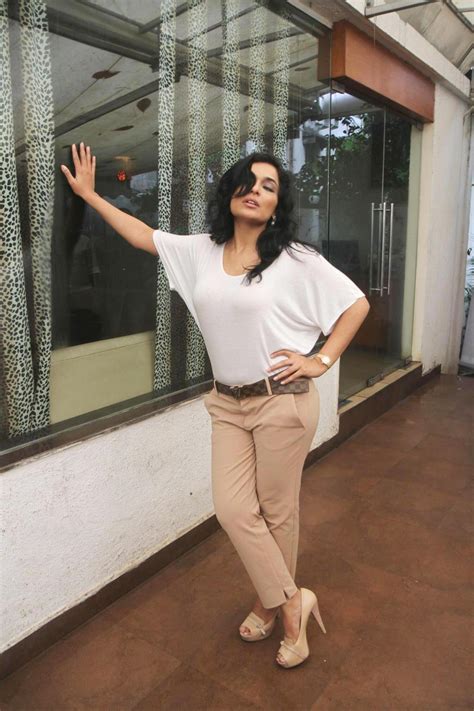 Pakistani Actress Meera Posing At Film Bhadaas Press Meet In Mumbai 3