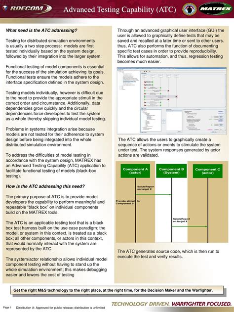 Ppt Advanced Testing Capability Atc Powerpoint Presentation Free Download Id 6679463