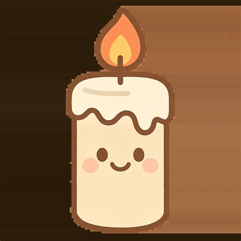 かわいい蝋燭｜イラスト・フリー素材なら「シンテリ」