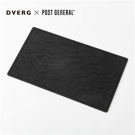 【楽天市場】【ふるさと納税】dverg Topographic Bar Mat ブラック ブラウン 滑り止めバーマット ゴム製