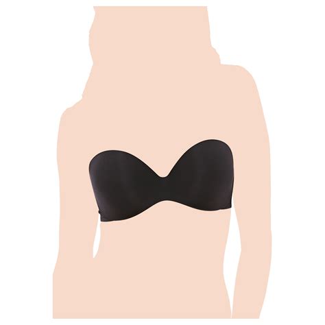 Wacoal France Padded Strapless Bra Black Buy At Best Price From