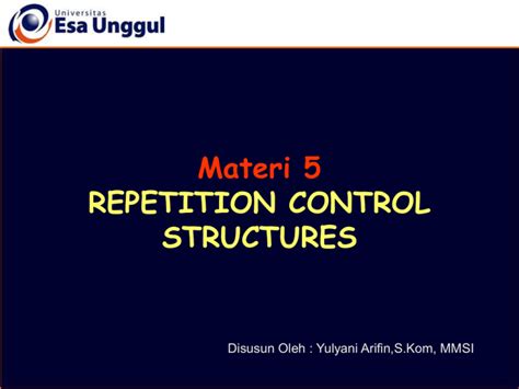 Strutture Di Controllo Della Ripetizione Do While Repeat Until Loop