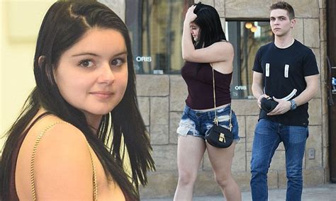 Ariel Winter Puts On A Very Leggy Display In Skimpy Denim Shorts