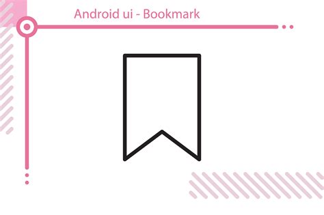 Android Ui Bookmark Graphic By Freddyadho · Creative Fabrica