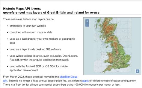 Explore Historical Ordnance Survey Maps Of Great Britain
