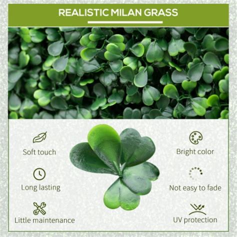 Simplie Fun Thick And Realistic Artificial Grass Panel Fence For Privacy And Decor 1 Count King