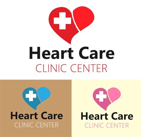 Premium Vector Heart Care Hospital Logo Design