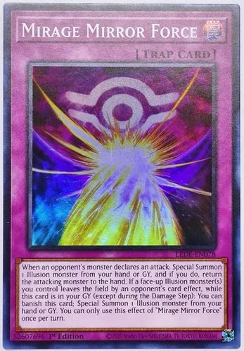 Mirage Mirror Force Lede Yugioh Tcg Mercadolibre