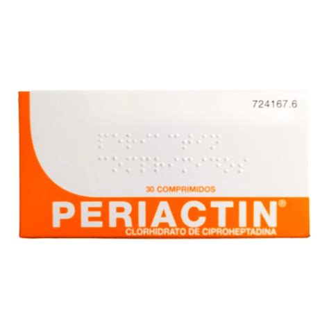 Periactin 4 Mg 30 Comprimidos Okfarmaes