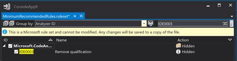 C Disable Name Can Be Simplified Ide Fix Hint Stack Overflow