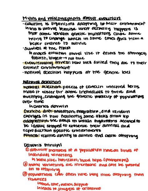 Myths And Misconceptions About Evolution Myths And Misconceptions