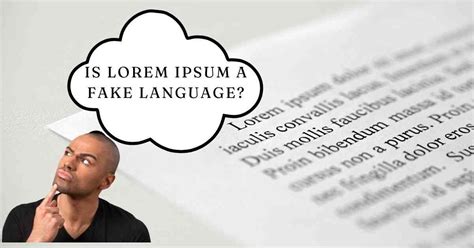 Is Lorem Ipsum A Fake Language Lipsum Hub