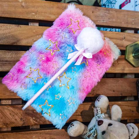 Super Style Cute Plush Secret Diary For Girls Toyster