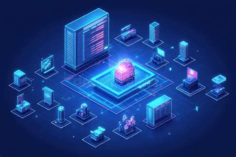 Visualizing Media Streaming Hosting Platform Stock Illustration