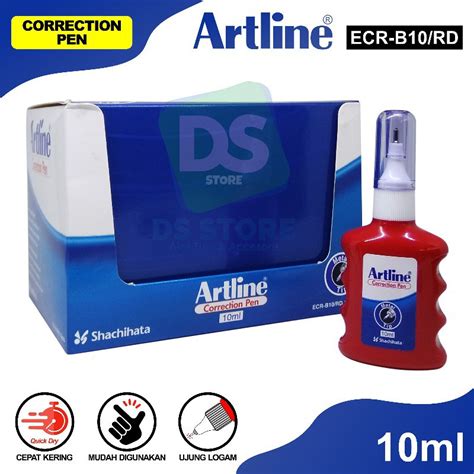 Jual Pcs Correction Pentipe X Cair Ecr B10 10ml Artline Shopee Indonesia