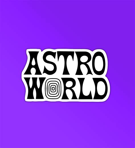 Astro World Sticker Peeekaboo