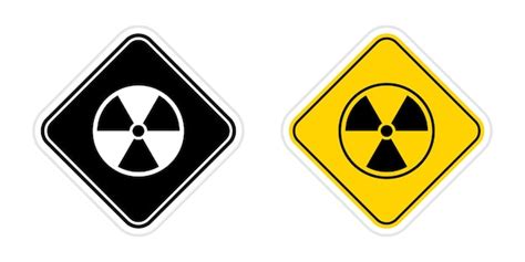 Premium Vector Vector Radiation Hazard Symbol Signs