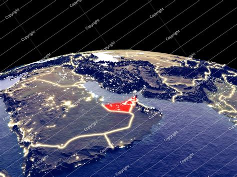 خريطة الإمارات العربية المتحدة مع الحدود باللون الرمادي الفاتح فيكتور