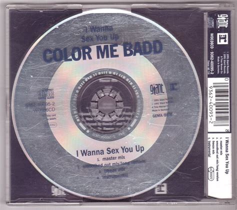 Color Me Badd I Wanna Sex You Up Maxi Cd 1991 Ebay