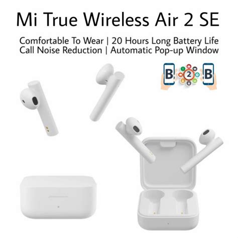 Jual MI TRUE WIRELESS EARPHONES 2 BASIC MI AIR 2 SE EARPHONE 2 TWS Shopee Indonesia