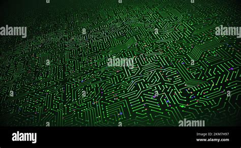 AI Processor Processing Data CPU Circuit Data Flowing Perfect Loop Stock Video Footage Alamy