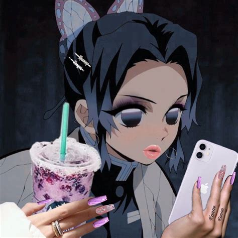 Shinobu Glam😤💅🏾 Funny Anime Pics Anime Funny Slayer Anime