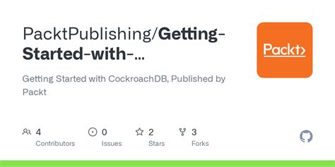 github packtpublishing getting started with cockroachdb getting