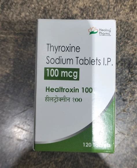 100mcg Healtroxin Thyroxine Tablet At ₹ 150bottle Thyroxine Sodium