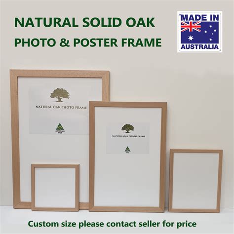 Handmade Wooden Natural Oak Photo Frames Picture Frames For Wall Art