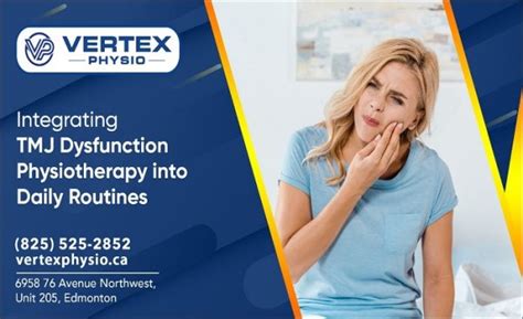 Integrating Tmj Dysfunction Physiotherapy Into Daily Routines