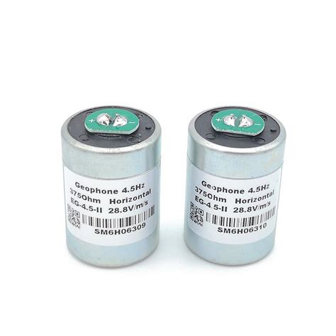 Sm6 Geophone 4 5hz Horizontal Geophone Element Geophysical