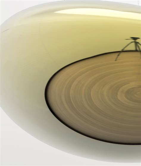 Vincent Leroy S UFO Installation Is A Weightless Drop Floating In The Air