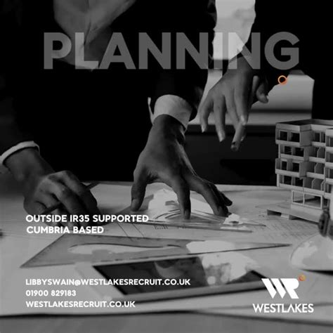 Libby Swain On Linkedin ⚛ Planners West Cumbria ⚛ I Am Currently Recruiting For An Experienced…