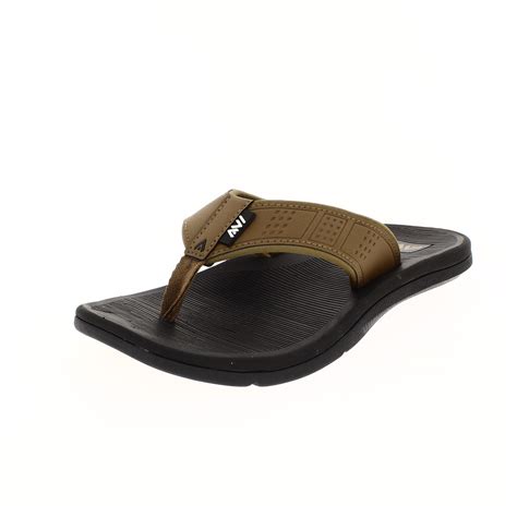 Avi Men Casual Two Strap Slipper Brown Dsi Footcandy