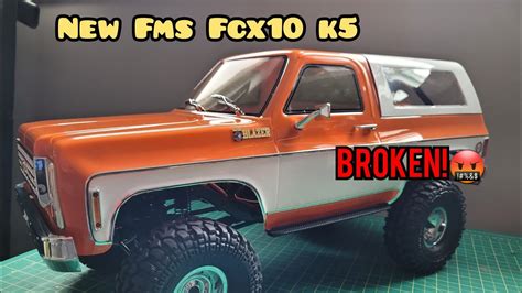 Brand New Fms Fcx10 Already Broken Youtube