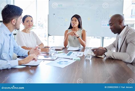 Teamwork Leadership Or Project Management Meeting For Collaboration
