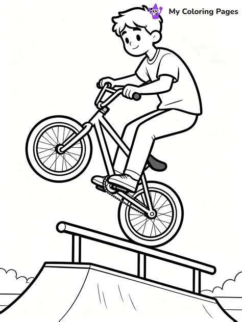 15 Bmx Coloring Pages Free Pdf Printables