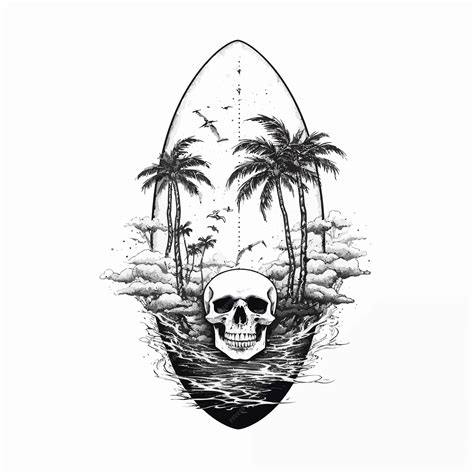 Premium Vector Skull Beach