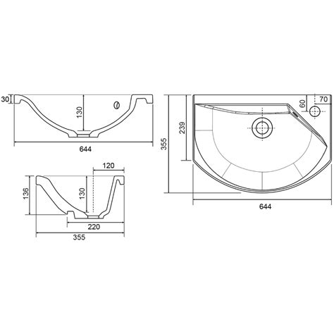 Calypso Chiltern 2 Door Floor Standing Slim Vanity Unit With Art Cast