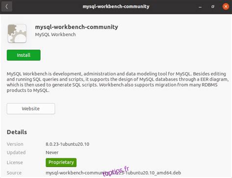 Comment Installer Mysql Workbench Sur Ubuntu Toptipsfr
