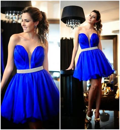 Vestido De Anos Azul Modelos Incr Veis Para A Festa De Debutante