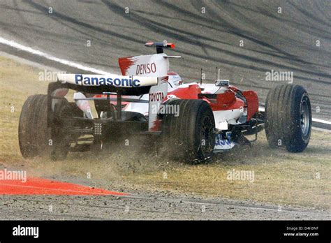 Italian Formula One Driver Jarno Trulli Of Toyota Returns To The Track