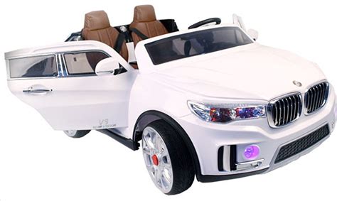Детский электромобиль RiverToys BMW M333MM белый