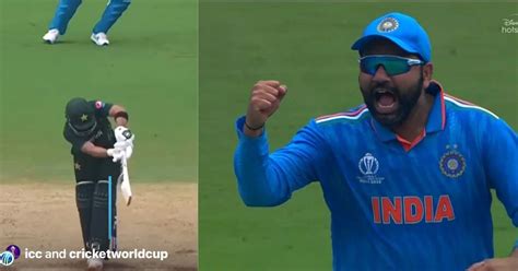 Ind Vs Pak Rohit Sharma Celebrates Aggressively On Abdullah Shafique