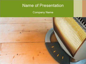 Electric Heater PowerPoint Template Backgrounds Google Slides ID